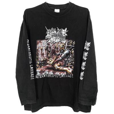 茂密有声工作室Vintage '02 Severe Torture Long Sleeve乐队摇滚