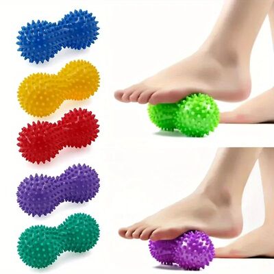 Peanut Massage Spiky Ball Foot Massage Roller Deep Tissue Ma