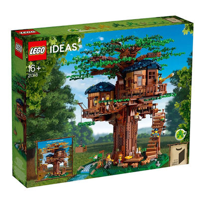 LEGO乐高21318树屋IDEAS系列森林之树小屋益智玩具绝版好物压盒