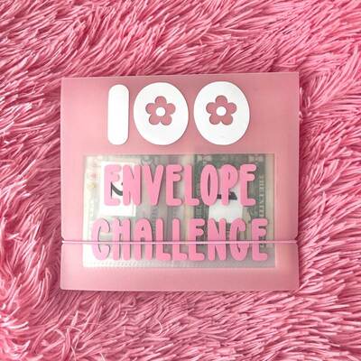 100Envelope Cash Stuffing Savings Challenge Binder organizer