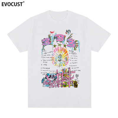 bladee333瑞典云雾说唱短袖T恤