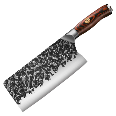 【德国工艺】9Cr18mov菜刀进口