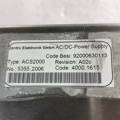 可维修Zentro Elektronik GmbH电源 ACS20议价
