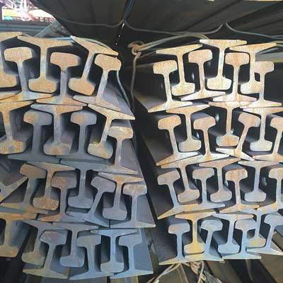 轨道钢轻轨22kg18kg24kg重轨qu70-120kg 行车用55Q导轨鱼尾板压板