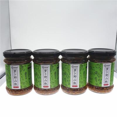 新货江西特产 萝卜野山椒220g/瓶下饭辣椒酱铅山特产 包邮