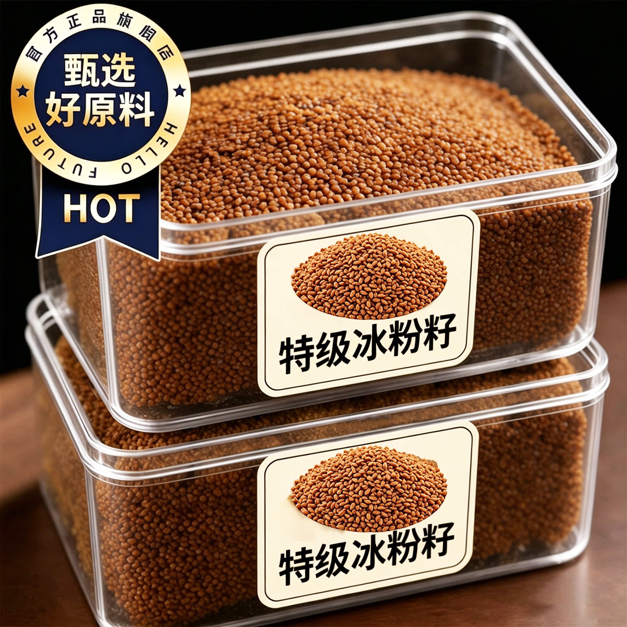 正宗四川手搓冰粉籽商用摆摊手工冰粉籽材料配料全套特色饮品批发