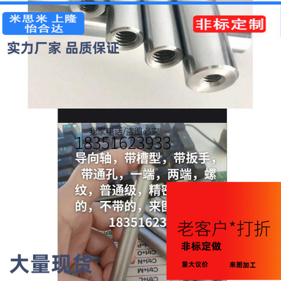 SFJ20-75/SSFJ/PSFJ/PSSFJ/g6直杆型 线性导向轴3/4/5/6/8/10/12/