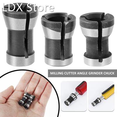 3Pcs Router Milling Cutter Collets 6/6.35/8mm Collet Chuck E