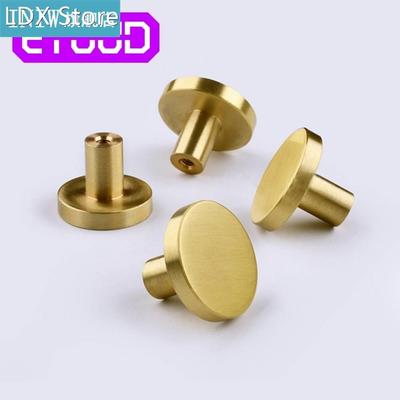 Round Brass Gold Pulls Wardrobe Dresser Modern Cabinet Door