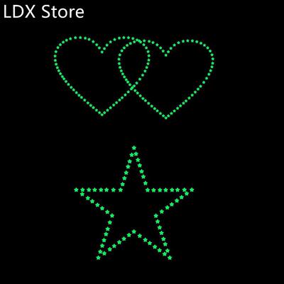 3D Stars Glow In Dark Luminous Fluorescent Plastic Wall Stic