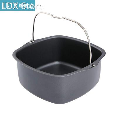 1pc Air Fryer Cake Mold Pan Non-Stick Stainless Stee