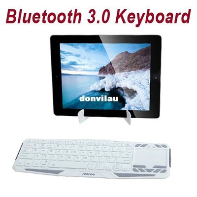 Wireless Bluetooth 3.0 Keyboard With Touchpad Mouse IR Learn