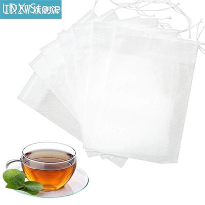 100Pcs Non-woven Empty Fabric Teabags Tea Bags Food Heat Sea