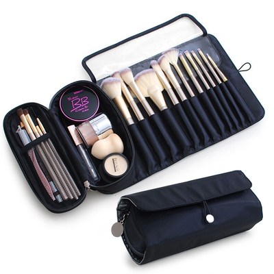Women's Cosmetic Brush Bag Travel Organizer Makeup Brushes