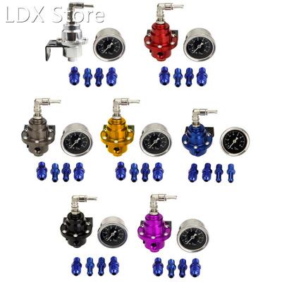 Universal Adjustable Aluminum Fuel Pressure Regulator With G