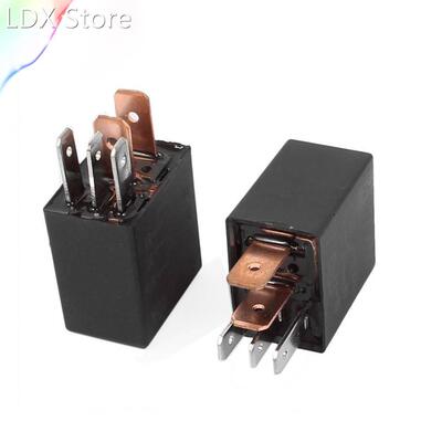 1pcs DC 12V 24V 40A Rated Current 1NC SPDT 4/5 Pins Car