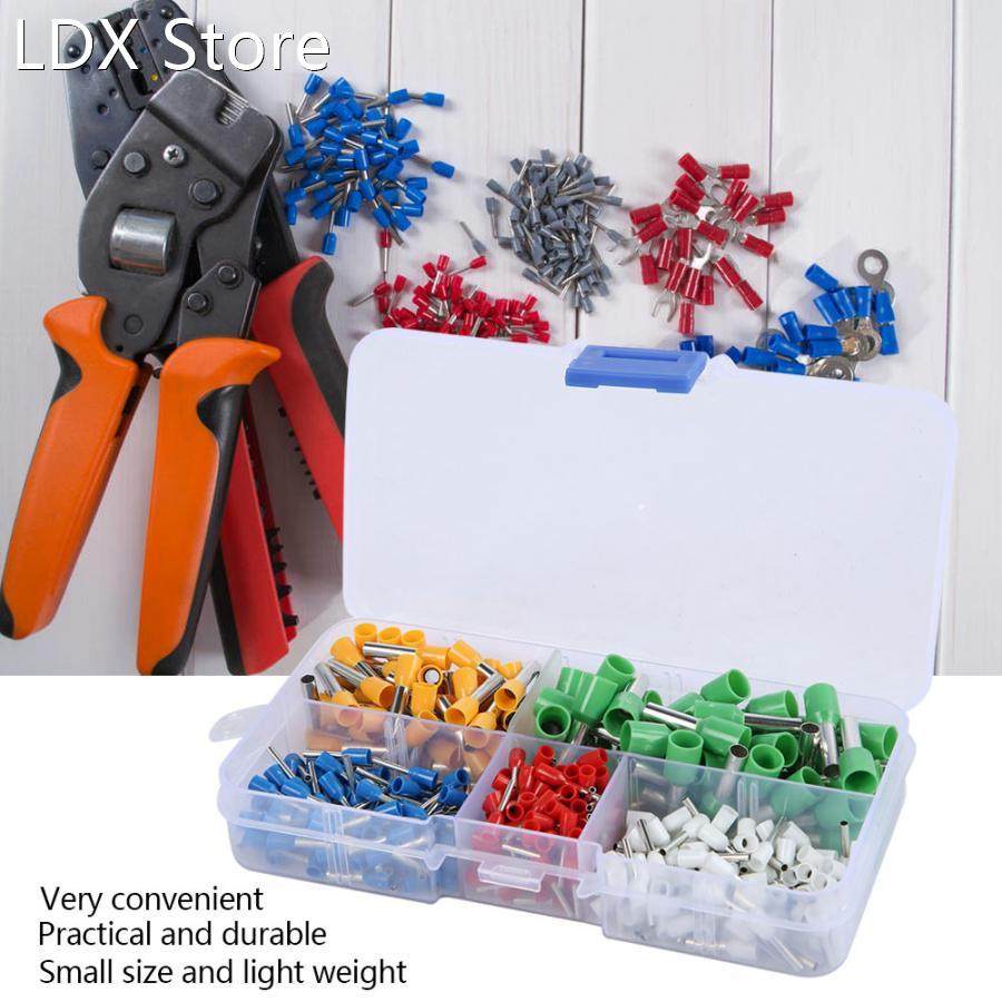 400 Pcs Crimping Terminal Wiring Connector Insulated Connect_虎窝淘