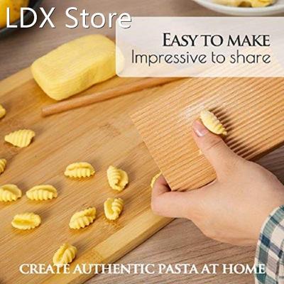 Wooden Pasta Machine Macaroni Board Spaghetti Pasta Maker Cu