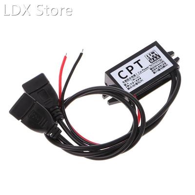 DC Converter 12V To 5V 3A Double 2 USB To Auto Power Regulat
