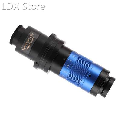 KP-7056TVOP7 32X-252X Monocular Microscope Lens 0.7X-5.6X Co