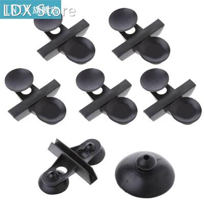 5pcs/set Black Plastic Divider Sheet Holder Suction Cups for