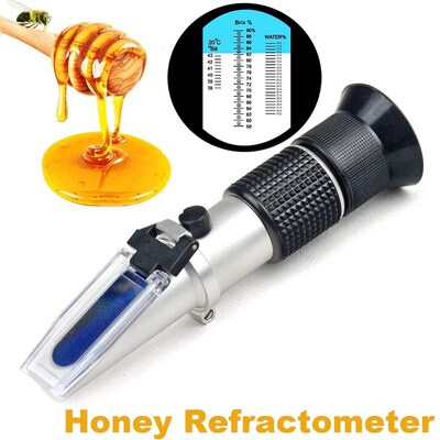 Refractometer Honey Tester 58-90% Brix 38-43°Baume 12-27% w
