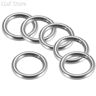 Welded O Ring, 40 x 6mm Strapping Round Rings Stainless Stee