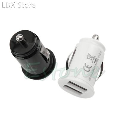 1X Universal Car Adapters Charger Dual USB Power Port Adapte