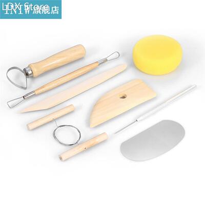 8pcs Pottery Clay Tool Set Pottery Ceramics Molding Tools Pr