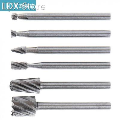6pcs/lot High Speed Steel Carpentry Trumpet Rotary Burrs Met