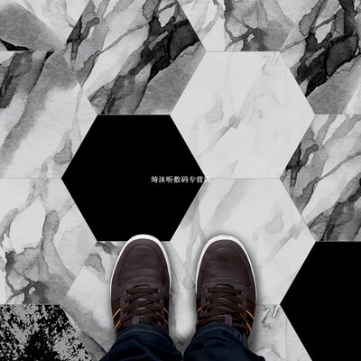 10pcs/sets Mildew proof Floor Sticker Vinyl Tiles Bathroom L