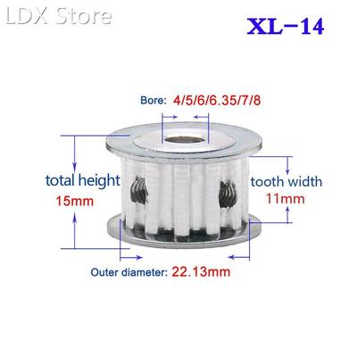 1Pcs XL 14 Tooth 15 Tooth Synchronous Wheel Width 11mm Timin