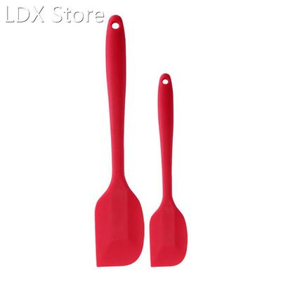 2pcs/pack Silicone Spatula Heat Resistant Baking Scraper But