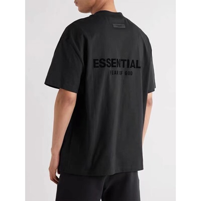 FEAR OF GOD FOG复线ESSENTIALS高街美式宽松情侣潮牌短袖T恤男夏