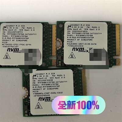 可维修美光 2100AT 1T 2230 NVME协议 固态硬议价