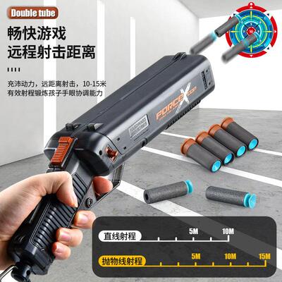 乐辉惩罚者双管s686散弹枪喷子霰弹儿童玩具男孩枪软弹吃鸡枪礼物
