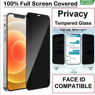 Privacy Tempered Glass Screen Protector iPhone14 pro max 13