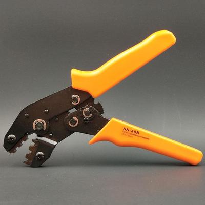 6.3/4.8/2.8插簧端子钳 棘轮式端子压线钳冷压裸端子夹线钳SN-48B