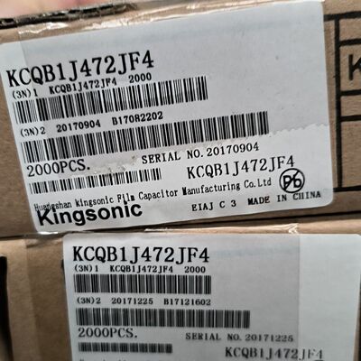 Kingsonic薄膜电容 KCQB1J472JF4 铜脚