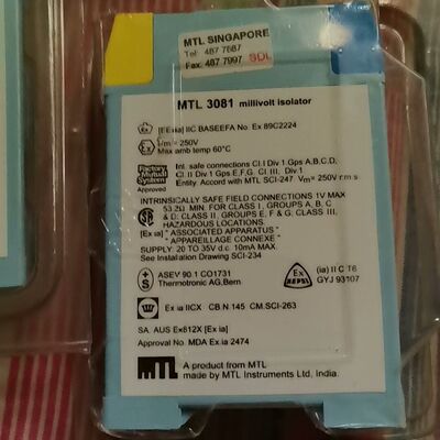 MTL3081安全栅 未使用 老库存 有需要的联