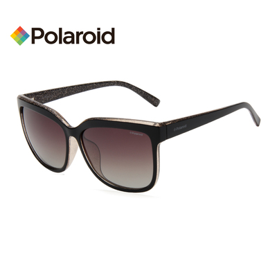 Polaroid宝丽来太阳镜墨镜时尚个性猫眼女大框遮脸防晒眼镜4029FS