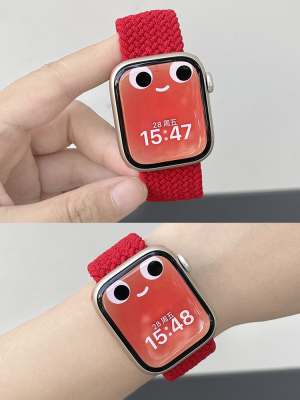 applewatch7/6/se5编织表带
