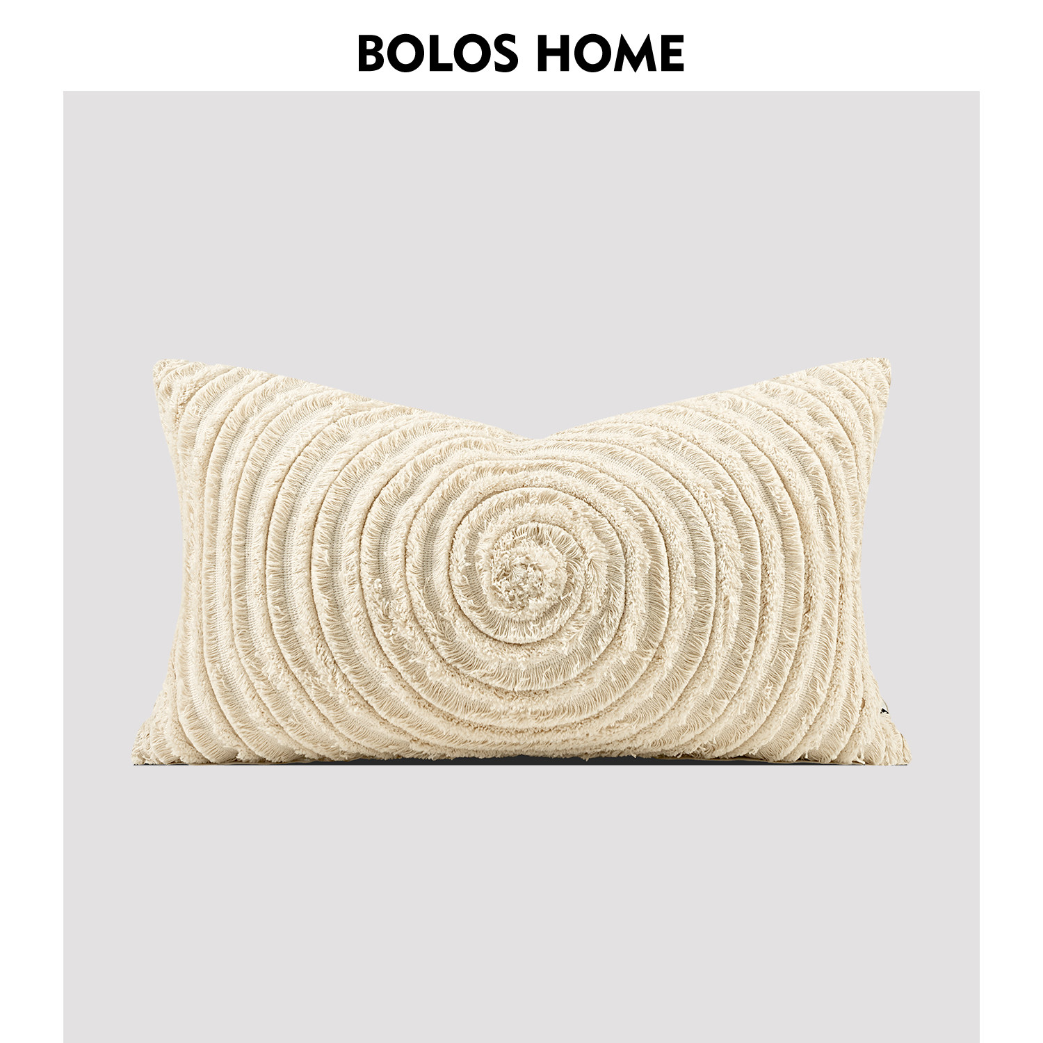 BOLOS HOME 侘寂风高端样板间客厅沙发卧室腰枕别墅酒店家用定制
