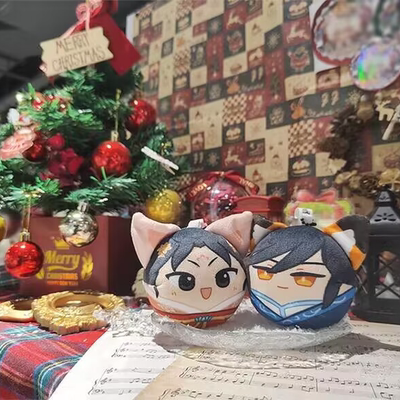 毛绒挂件泾渭无间团子软萌可爱