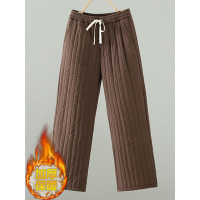 棉裤时尚2025年冬季新款