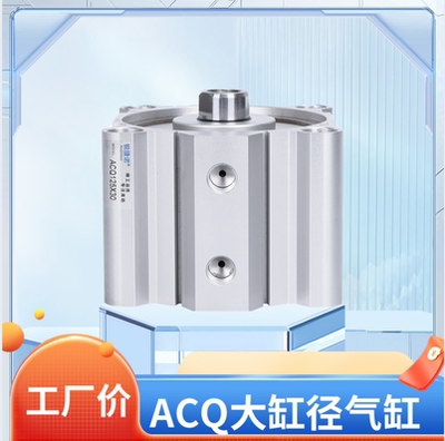 大推力大缸径薄型气缸ACQ CQ2B125/140/160/200X10X20X30X40X100S