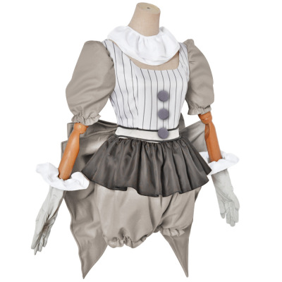 C-断魂小丑潘尼怀斯Cosplay万圣节漫展cos服连帽角色扮演表演服