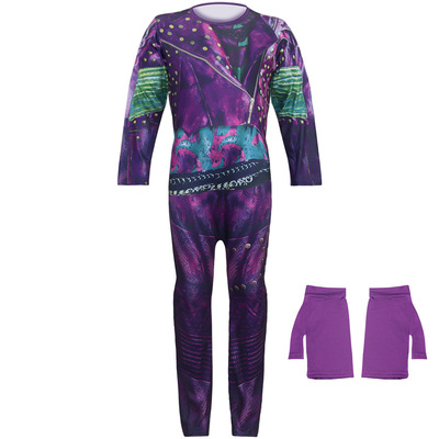 Descendants后裔3周边连体衣服万圣节动漫服cosplay表演服装cos服