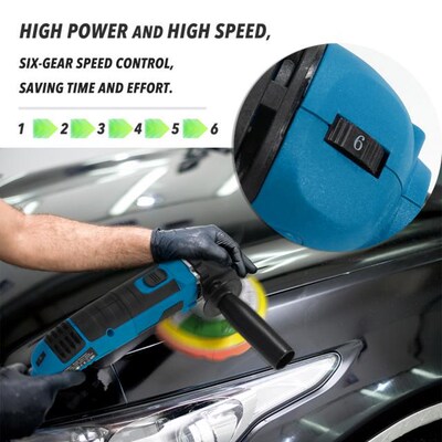 220 V-240V 680W Polishing Machine Adjustable Speed Dual Acti
