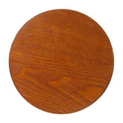 Natural Wooden Round Plate Tea Fruit Food Bakery Serving Tra